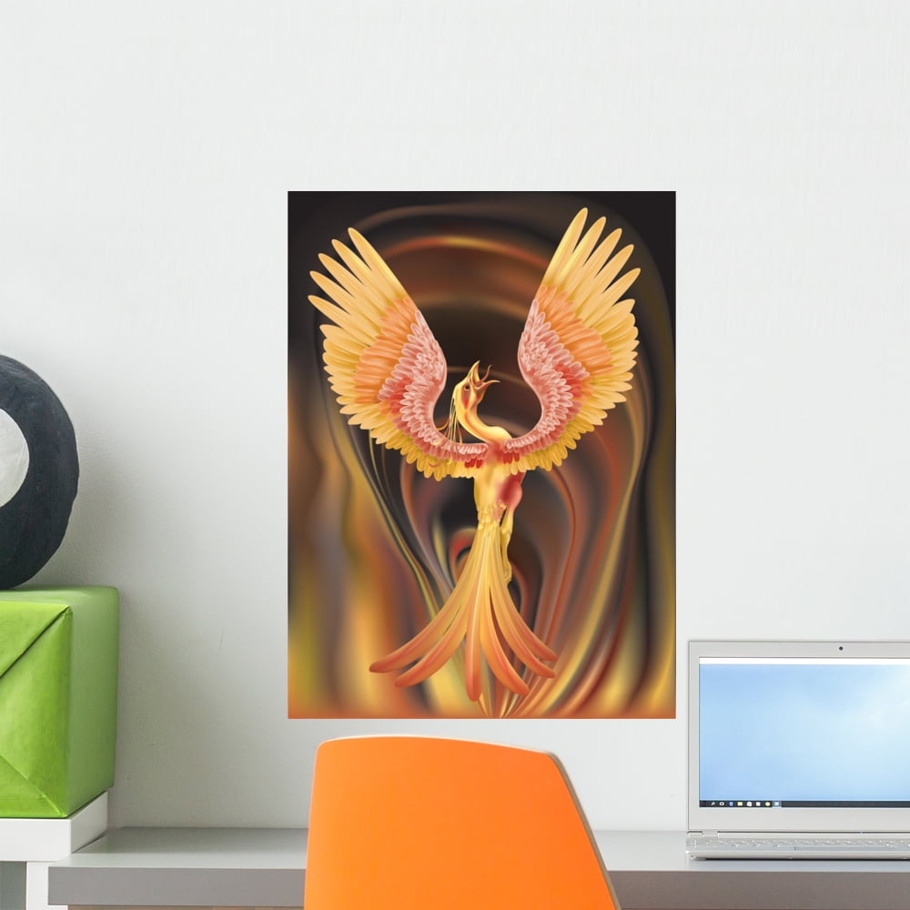 Phoenix Wall Mural by Wallmonkeys Peel and Stick Graphic (18 in H x 13 ...
