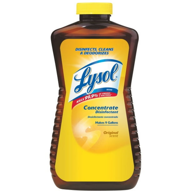 LYSOL Concentrate Disinfectant, Original Scent 12 oz - Walmart.com