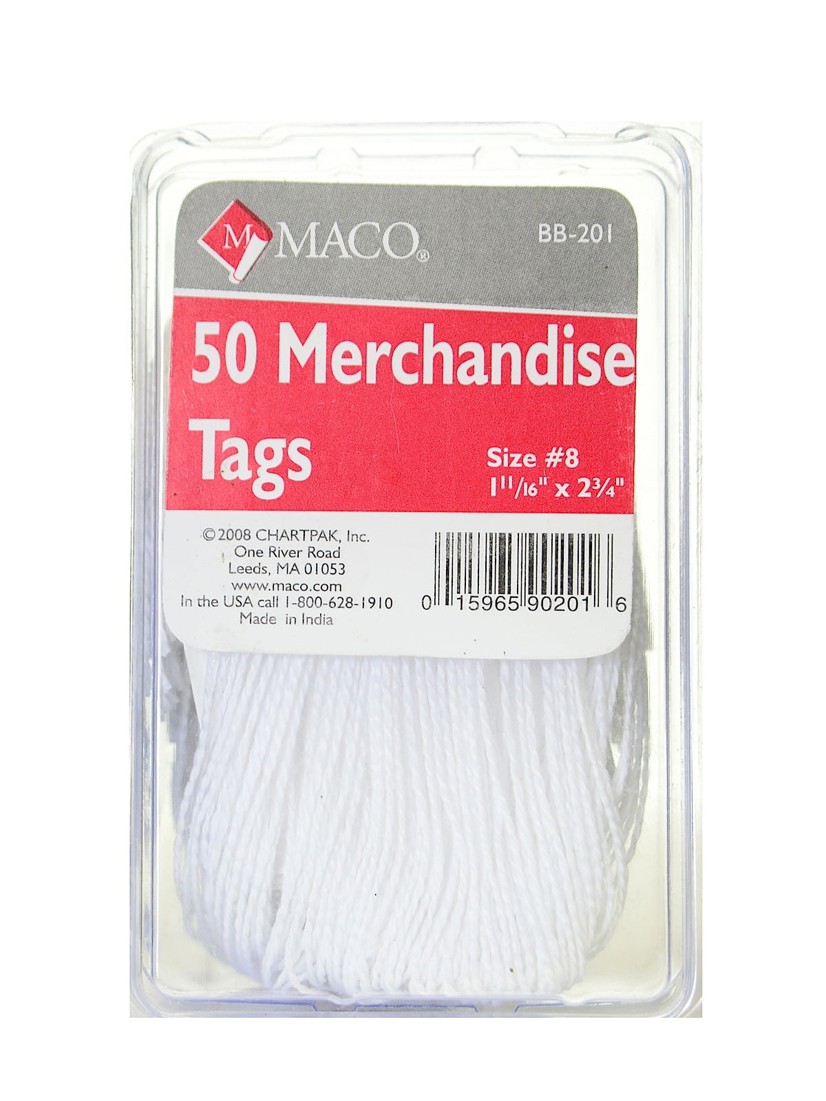 Merchandise Tags 1 11/16 in. x 2 3/4 in., pack of 50 (pack of 2 ...