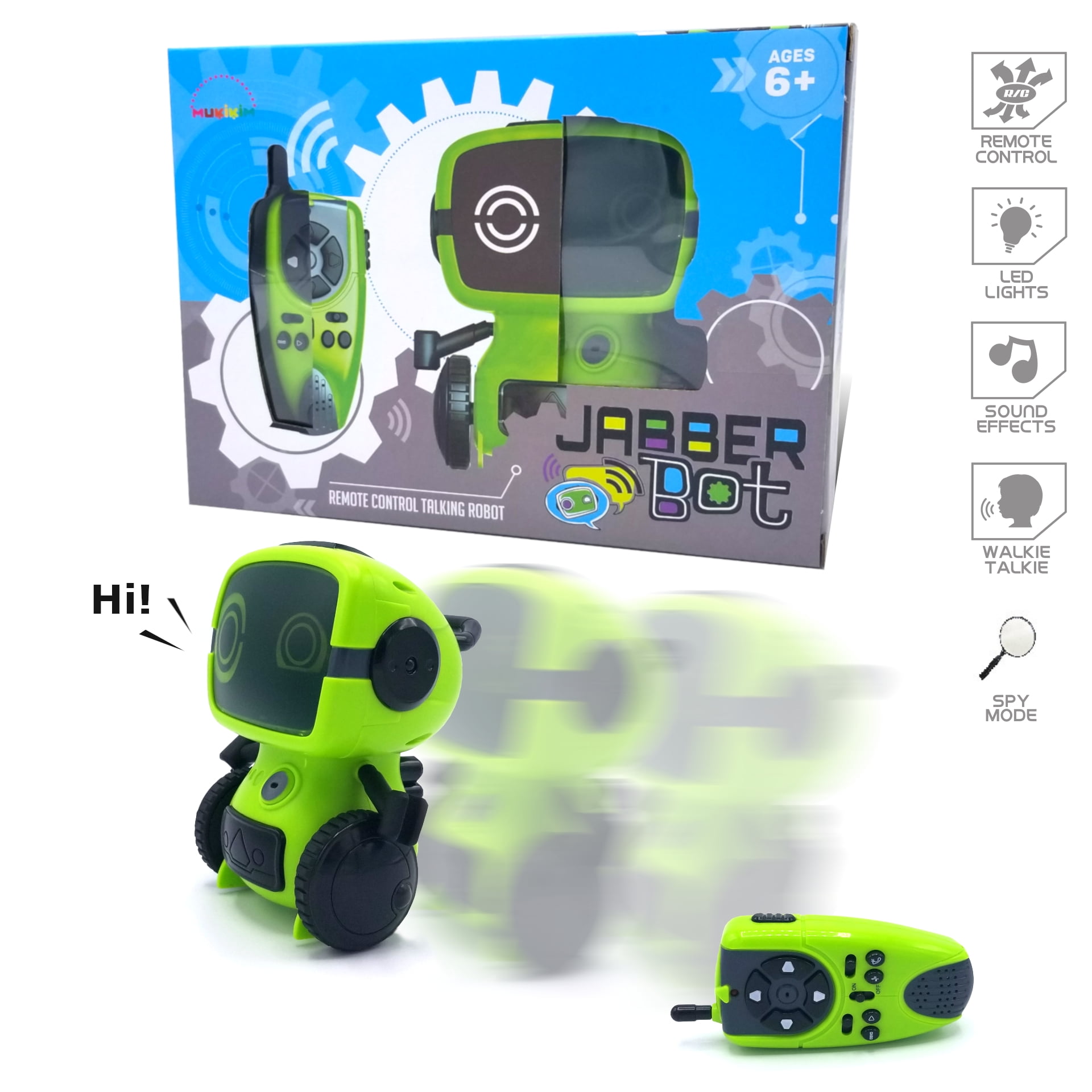 Jabber Bot - Remote Control Robot That Can Moves, Makes Fun Sound/Voice ...