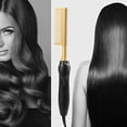 Hot Comb Electric Straight Hair Curler and Straightener,Curling Iron ...