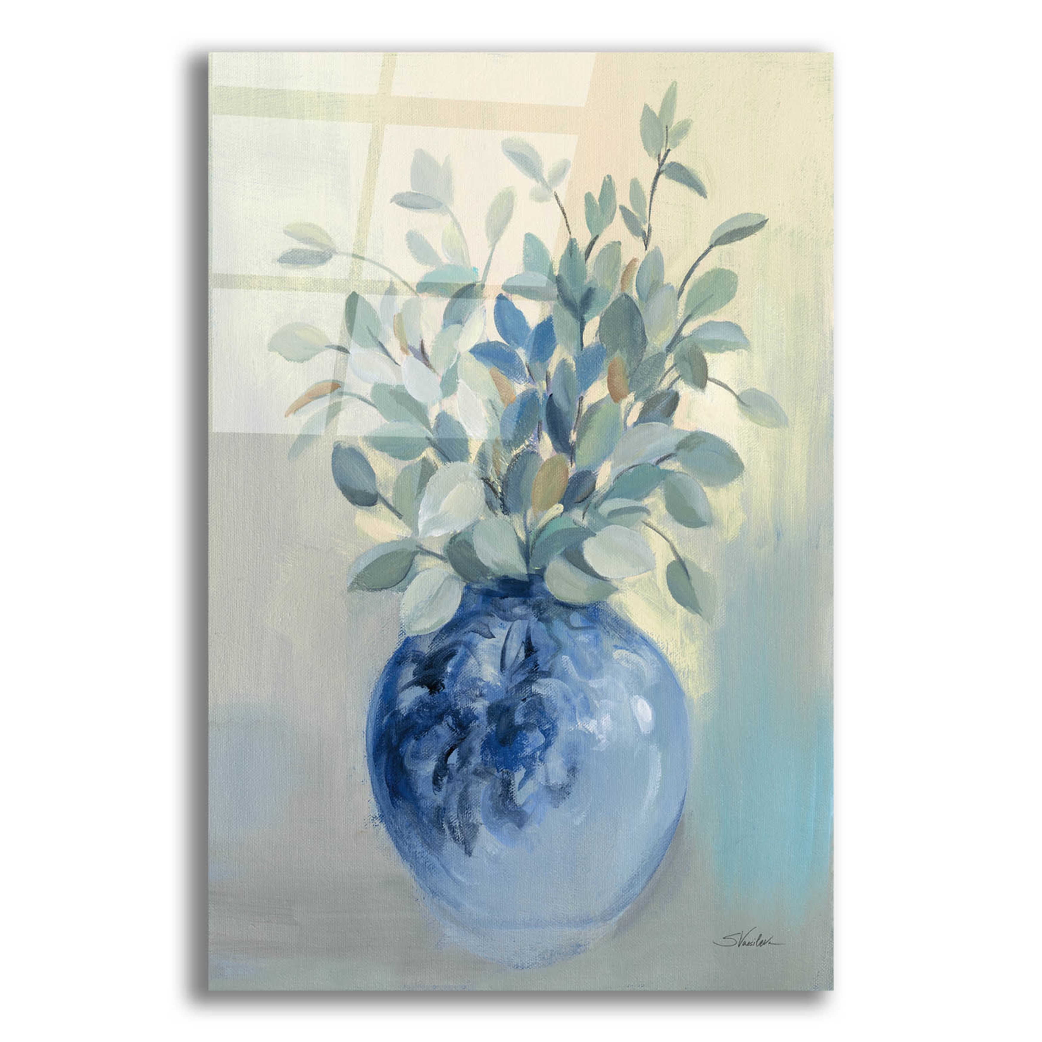 Epic Art 'Sage Botanical' by Silvia Vassileva, Acrylic Glass Wall Art ...
