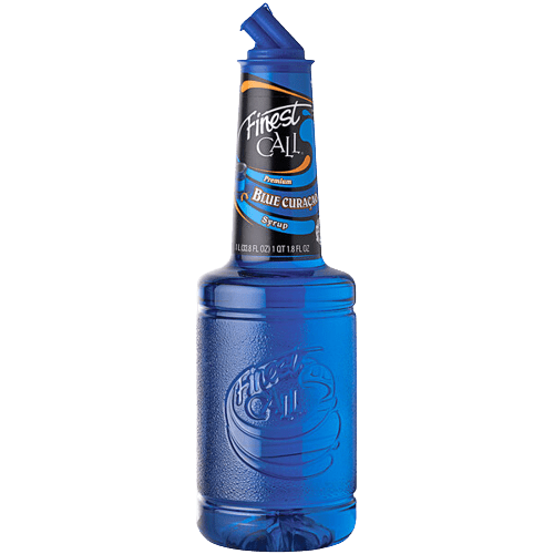Finest Call 1 Liter Premium Blue Curacao Syrup - Non-Alcoholic Cocktail ...