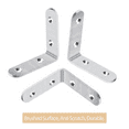 "20-Pack Heavy Duty Stainless Steel L Brackets, 2.5""x2.5"" for Shelves ...