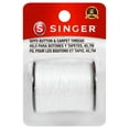 Singer Button & Carpet Thread 50yd-White - Walmart.com