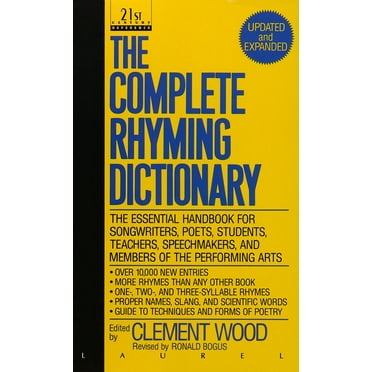 Webster's Rhyming Dictionary, (Paperback) - Walmart.com