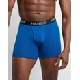 Hanes Ultimate Men's Comfort Flex Fit Boxer Briefs 4-Pack, Total ...