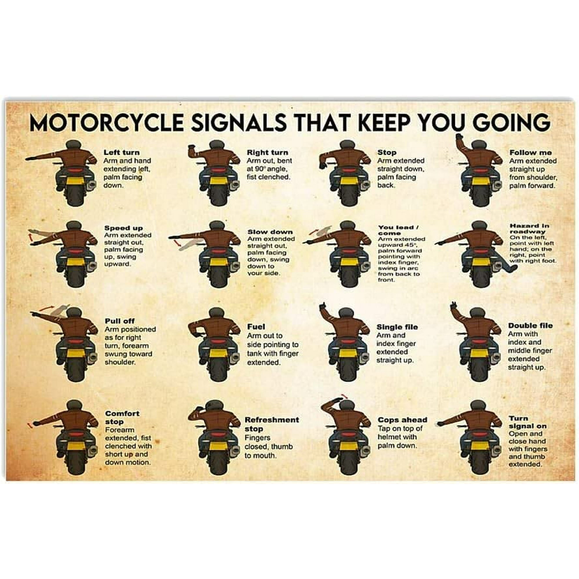 Keep Straight Sign