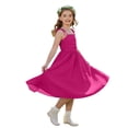 Babcutegg Girls’ Lightweight Summer Solid Dress With Spaghetti Straps ...