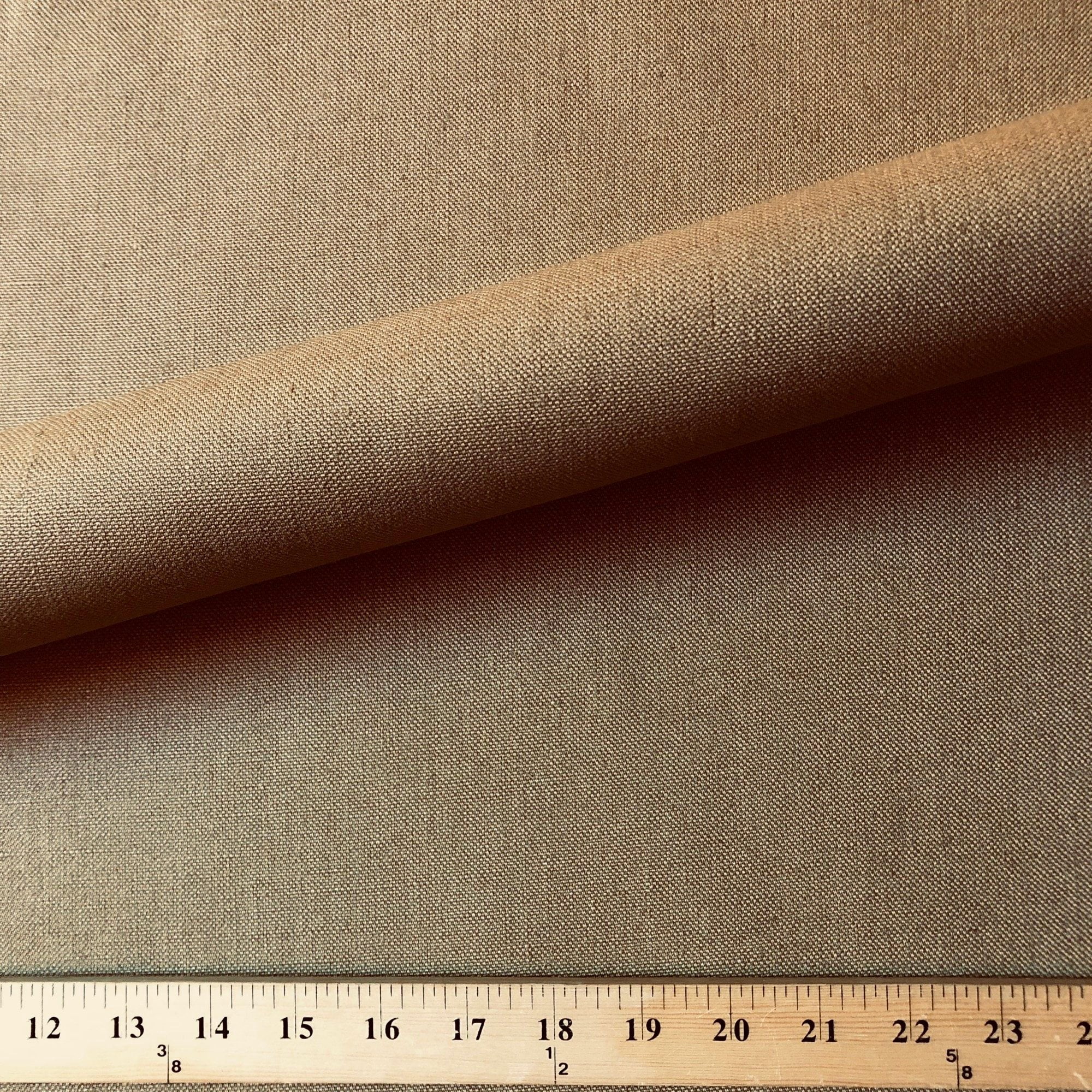 Rustic Golden Brown Solid Canvas Upholstery Fabric 54′ by the Yard