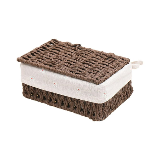 GROWTH TANK Desk Storage Basket Key Holder Handwoven Stackable Cabinet ...