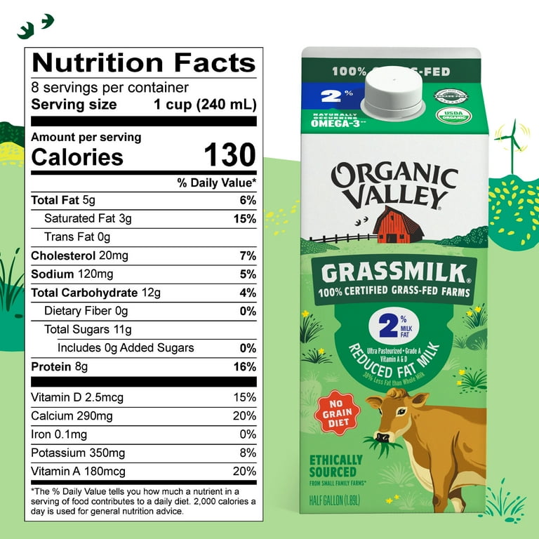 Organic Valley Grassmilk 100 Grass Fed Whole Milk Shop Buy | www.pinnaxis.com