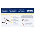 Drive Medical Floor Exercise Peddler with Foot Pedals, Silver Vein ...