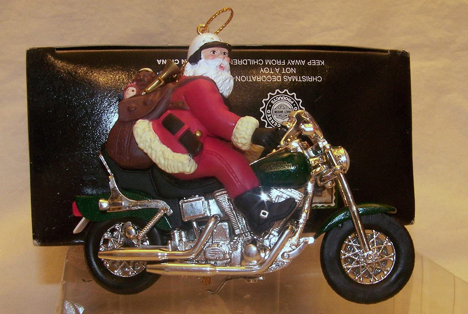 Santa On A Harley Davidson