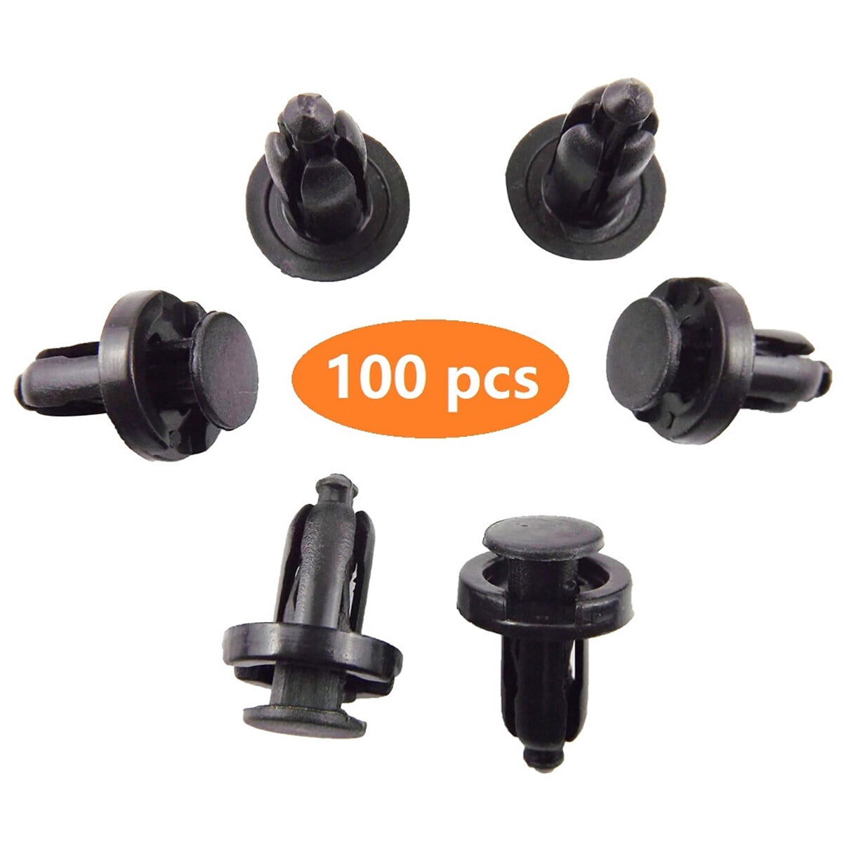 Plastic Clips Push Type Rivet Retainer Fastener Bumper Pin for 10mm 0 ...