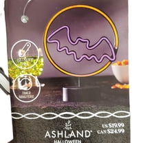 Ashland Halloween Neon Icon Light Bat Shaped Orange Purple 10 in ...