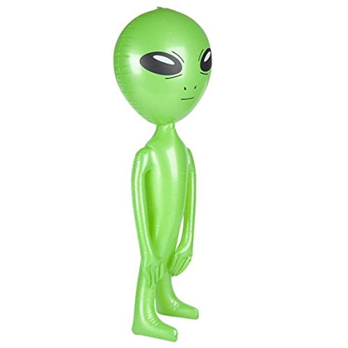 36" Inflatable Green Alien - Walmart.com