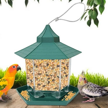 Backyard Essentials Bluebird Feeder Bird Seed and Mealworms Bird Feeder ...