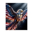Affixzi Patriotic Bald Eagle Shield poster | Matte Vertical Poster ...