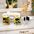2PCS Clear Storage Jars Cotton Swabs Cans Translucent Plasticental ...
