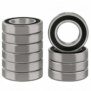 Uxcell 2 Pack 3208-2RS/5208-2RS Double Row Sealed Angular Contact Ball ...