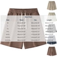 Ceisia Men's Elastic Waist Drawstring Casual Shorts With Embossed ...