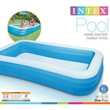 Intex Inflatable Swim Center Family Lounge Pool, 120" x 72" x 22 ...
