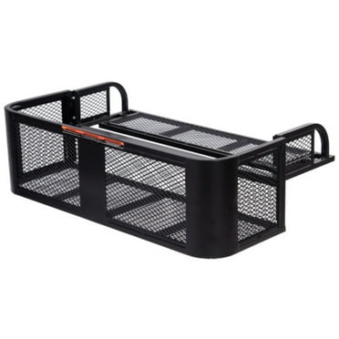 Costway ATV UTV Steel Cargo Hunting Rear Drop Basket Rack: Durable ...