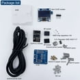 Esp8266 Diy Electronic Kit Mini Clock Oled Display Connect With Shell