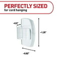 Command Round Cord Clips, Clear, Damage Free Organizing, 4 Cord Clips ...