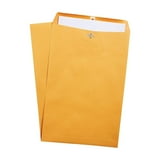 "Staples Clasp Envelopes 12"" x 15-1/2"", Easy Close, Long Closure ...