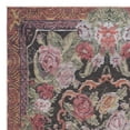 SAFAVIEH Besarabian Evonne Floral Area Rug, Black/Sage Rust, 6'7" x 6'7 ...