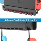 SPORTLINK Wall Mount for Nintendo Switch and Switch OLED, 6 Game Slots ...