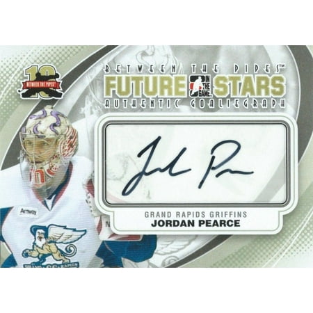 2011-12 ITG Between the Pipes Future Stars JORDAN PEARCE Autograph ...
