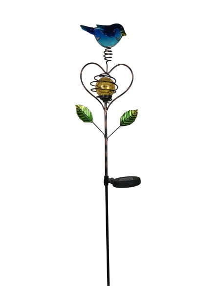 Moonrays 96307 Happy Bluebird Solar Stake Light - Walmart.com