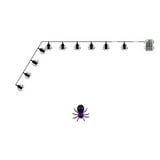 Clearance Under $5!Yyuenw 5 FT 10 LED Spider String Lights Halloween ...