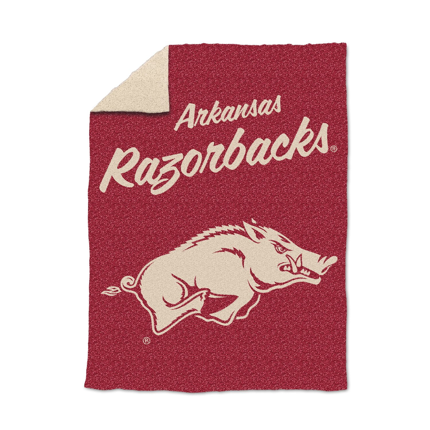 Logo Brands Arkansas Razorbacks Luxe Dreams Throw, 60" x 80" - Samsclub.com