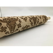 Stodola Engraved Large Rolling Pin with Bandana Paisley Print - Walmart.com