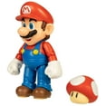 Nintendo Super Mario Bros Action Figure, Wave 29 with Super Mushroom ...