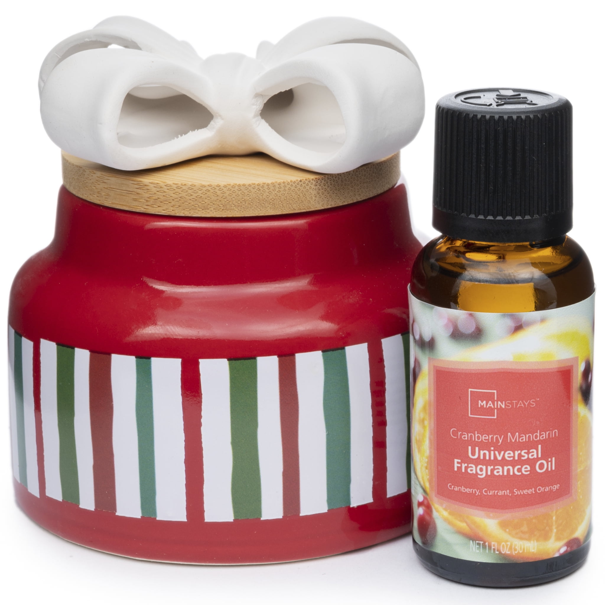 Mainstays Passive Diffuser Gift Set, Tuppy, Cranberry Mandarin Scented ...