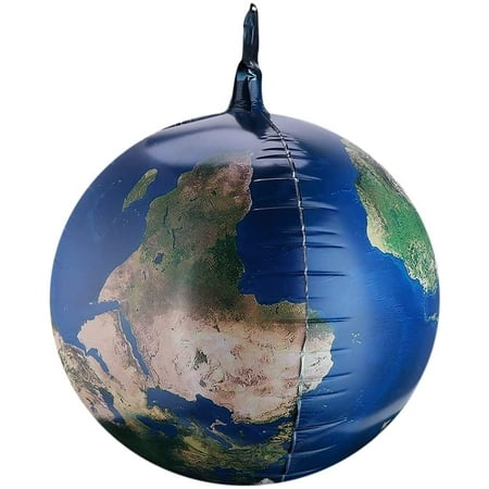 HTCM Mylar Foil Earth Balloons, 22 Inch 10 Pack Sphere World Map ...