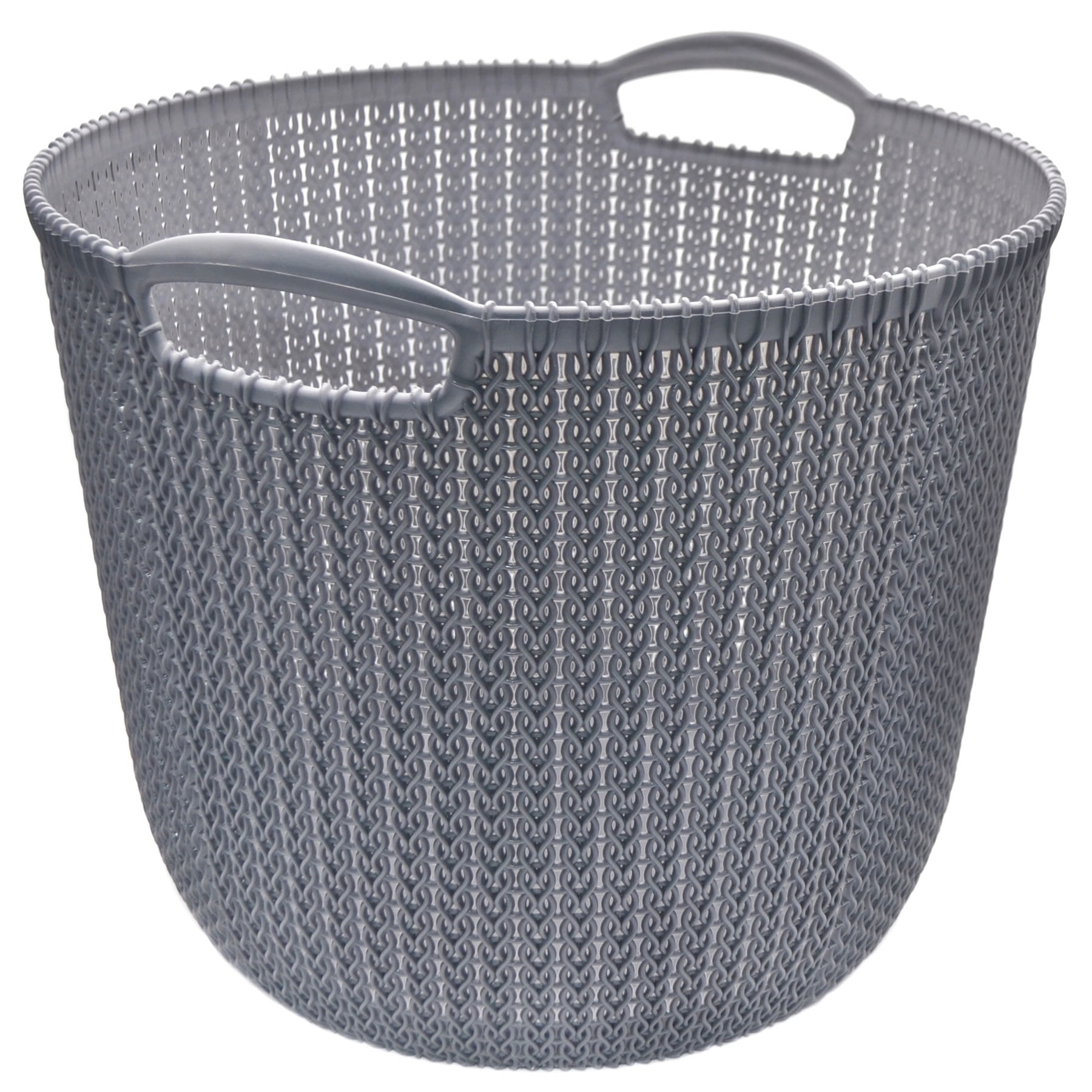 Cesto Para Ropa Organizador Tipo Tejido Plástico Gris | Walmart en línea