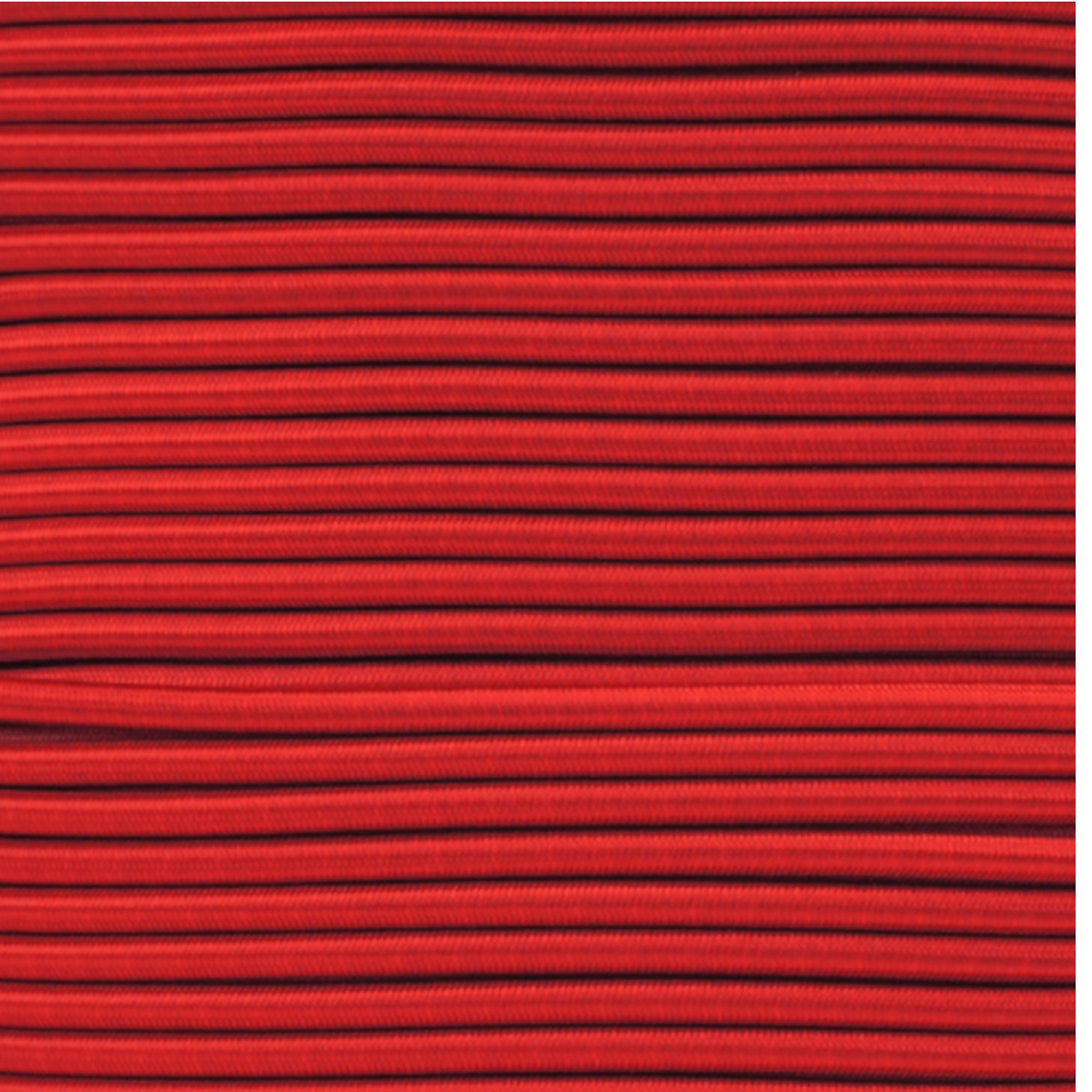Paracord Planet - 3/16 inch Shock Cord X 25 feet - Red - Comes with Two ...