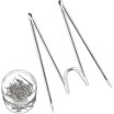 Advantus Panel Wall Wire Hooks, Silver, 25 Hooks/Pack 75370 - Walmart.com