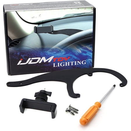 LZMY Behind Tachometer Bolt-On Mount Cell Phone GPS Black Holder ...