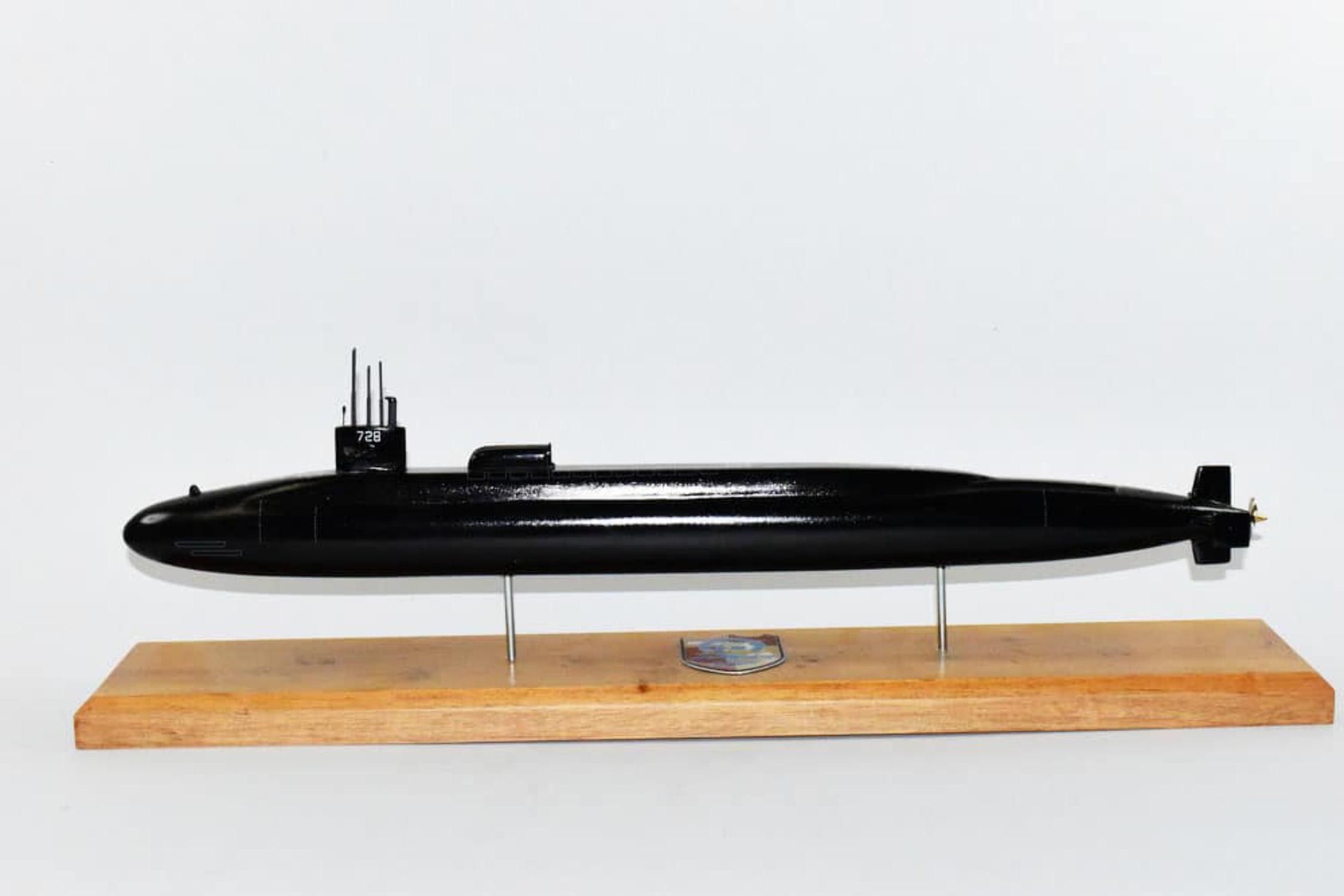 SSGN-728 USS Florida Submarine Model (Black Hull), Navy,Scale Model ...