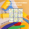 Childrens Safe Rolling Pin Plasticine Mold Clay Stamps Mold Kit for DIY ...