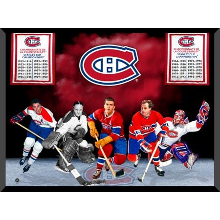 Click here for Frameworth Montreal Canadiens Framed 5-Player Coll... prices