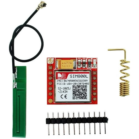 Smallest SIM800L GPRS GSM Breakout Module MicroSIM Card Core Board Quad ...
