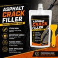 Asphalt Crack Filler, High Elasticity Driveway Crack Filler, Self ...